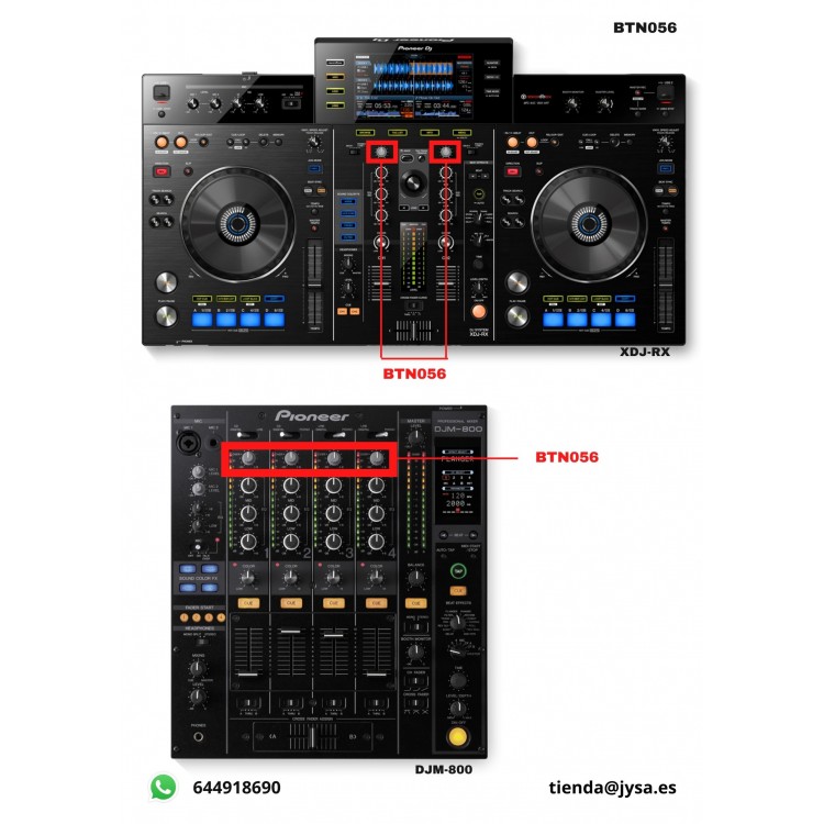 BOTÓN TRIM/FILTER PARA VARIOS MODELOS PIONEER DJ
